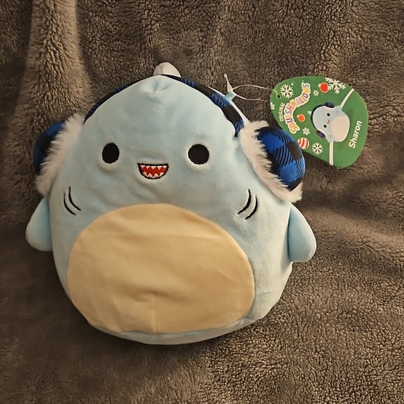 Squishmallows | Toys | 75 Sharon Shark Winter Christmas Squishmallow ...